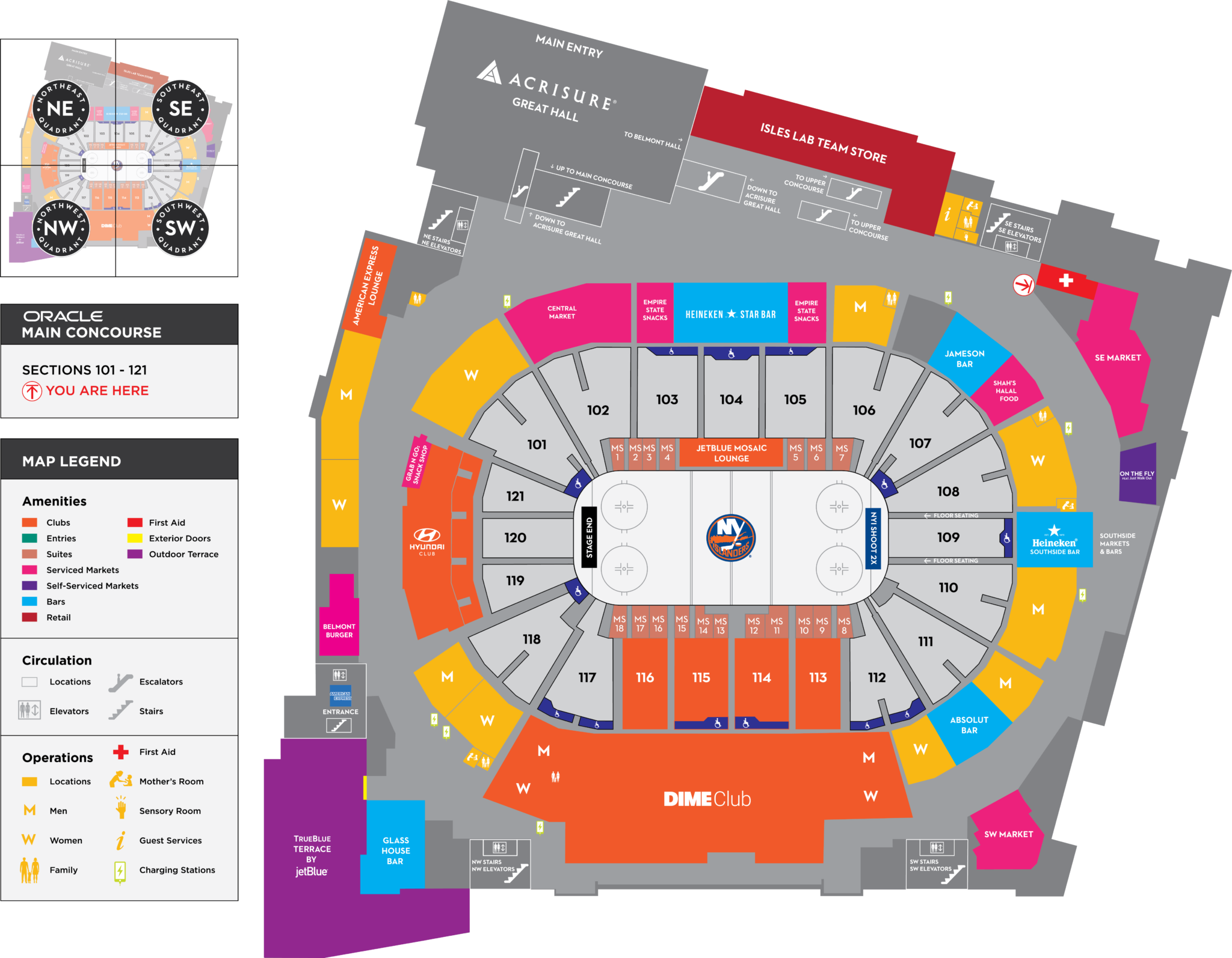 Venue Maps - UBS Arena